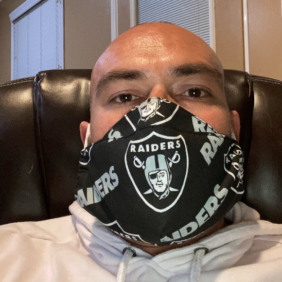 raiders | Other | Raiders Half Face Cover Raiders Face Shield | Poshmark